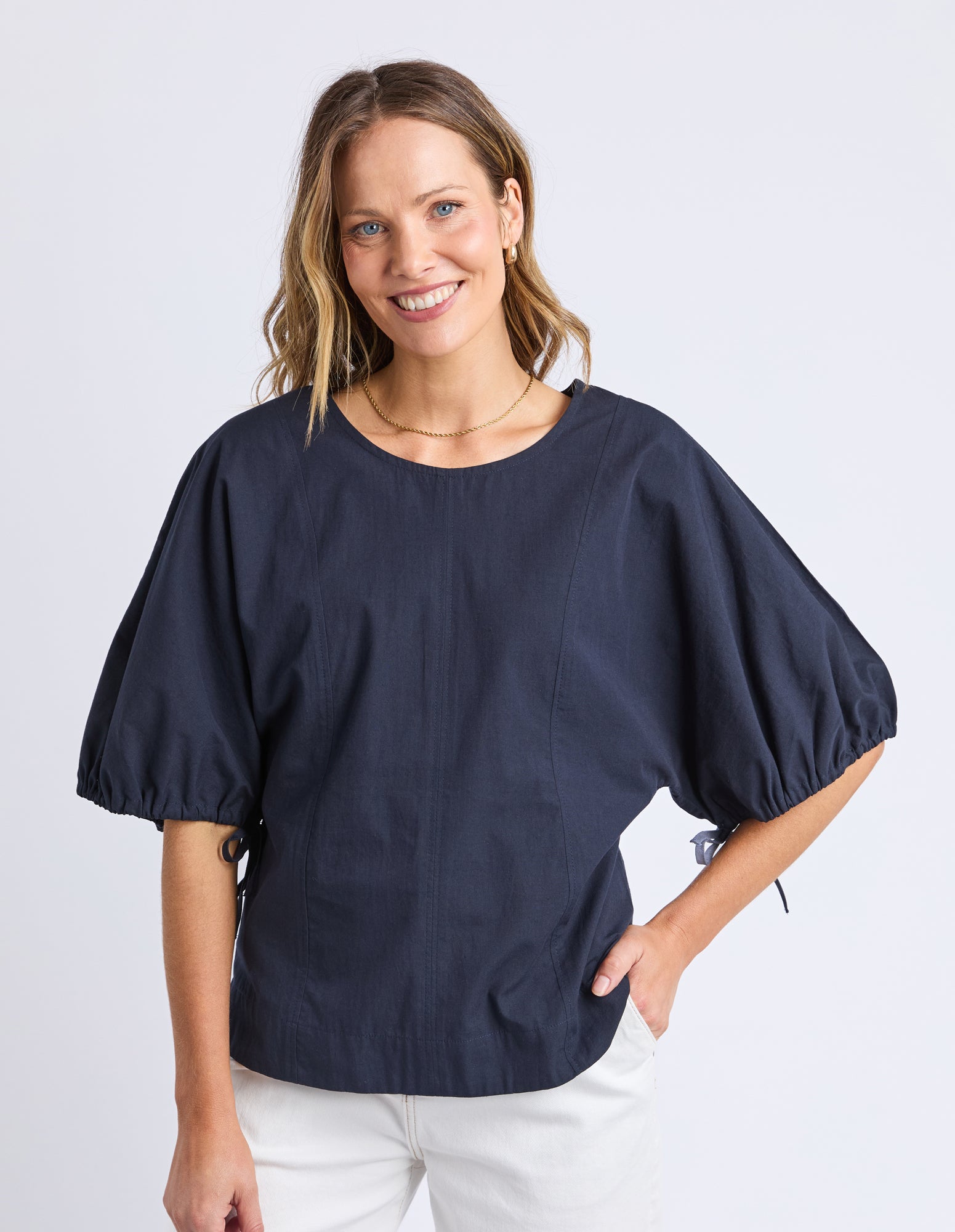 Marie Top Navy – Elm Lifestyle