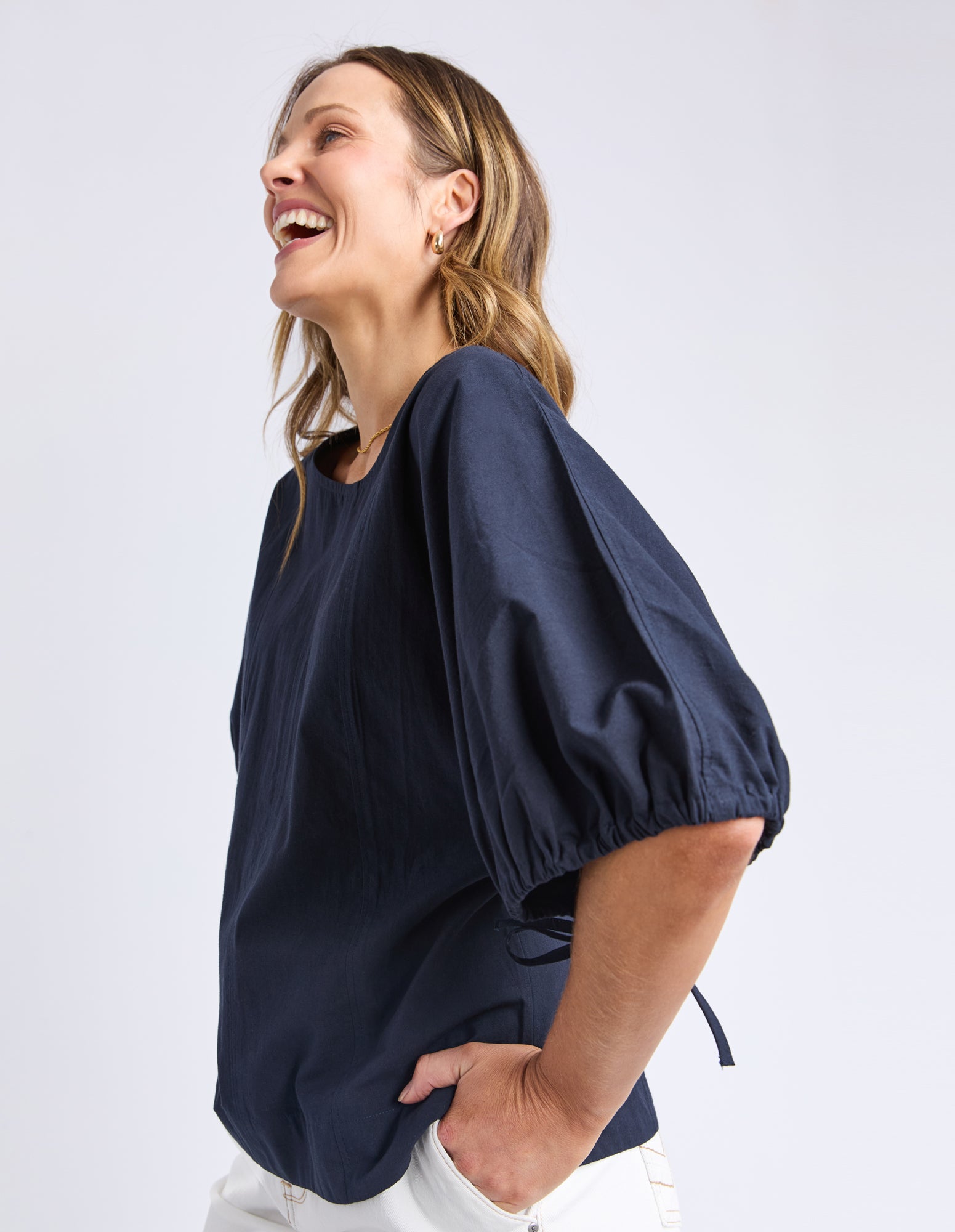Marie Top Navy – Elm Lifestyle