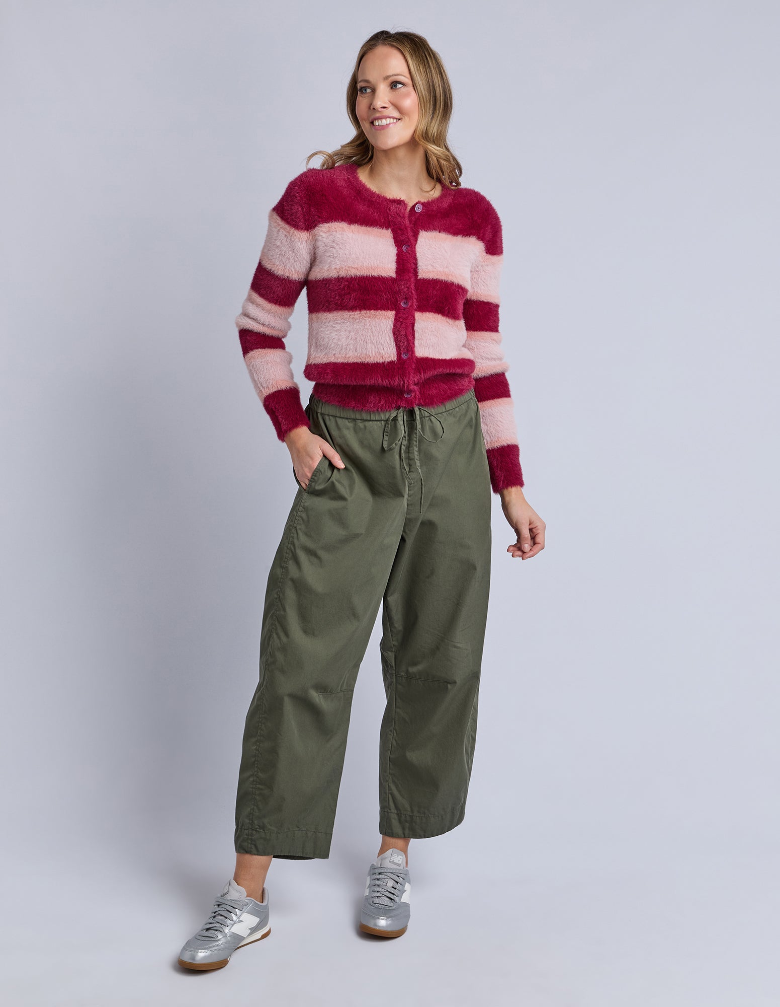 Lund Barrel Leg Pant Basil – Elm Lifestyle