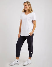 Rib Tee White – Elm Lifestyle