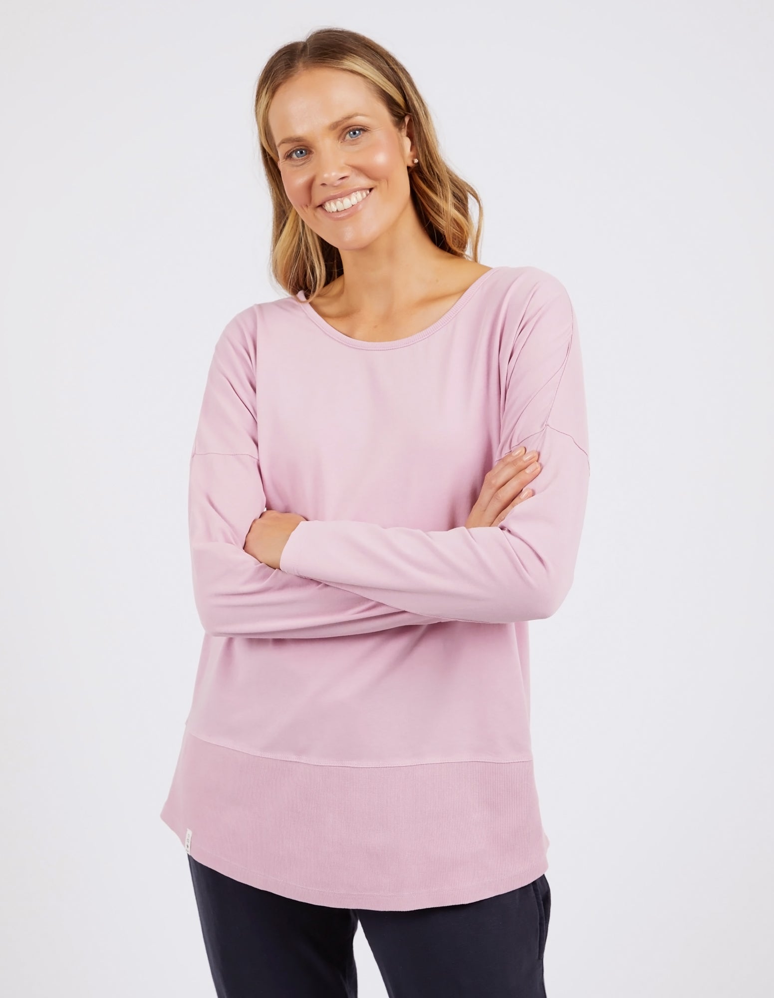 Rib L/S Tee Peony Pink – Elm Lifestyle