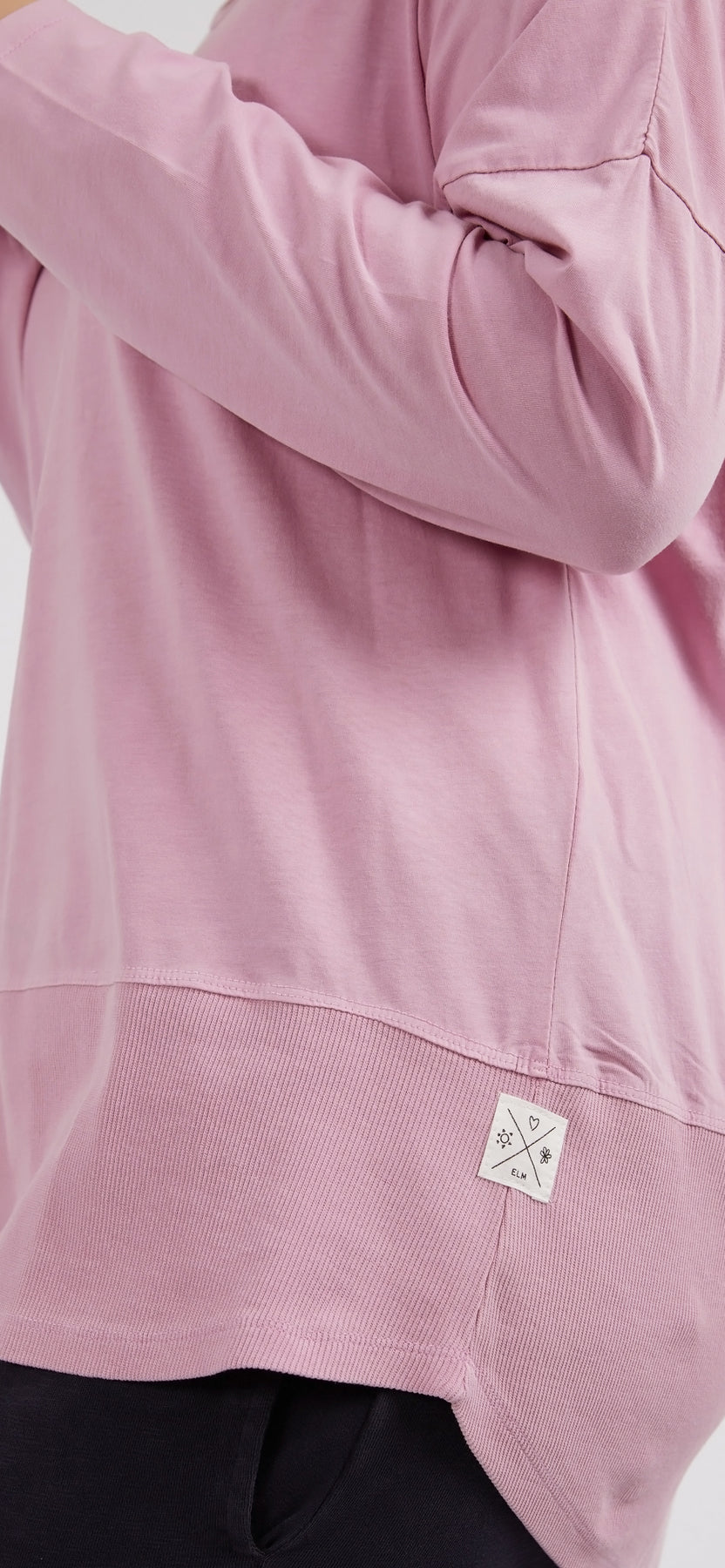 Rib Long Sleeve Peony Pink – Elm Lifestyle